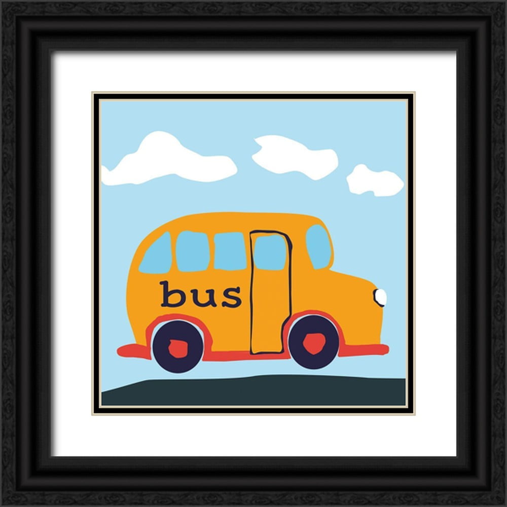 Art Licensing Studio 15x15 Black Ornate Wood Framed with Double Matting ...