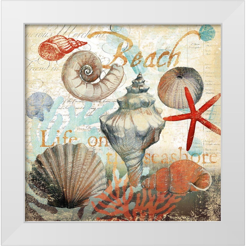 Art Licensing Studio 15x15 White Modern Wood Framed Museum Art Print ...