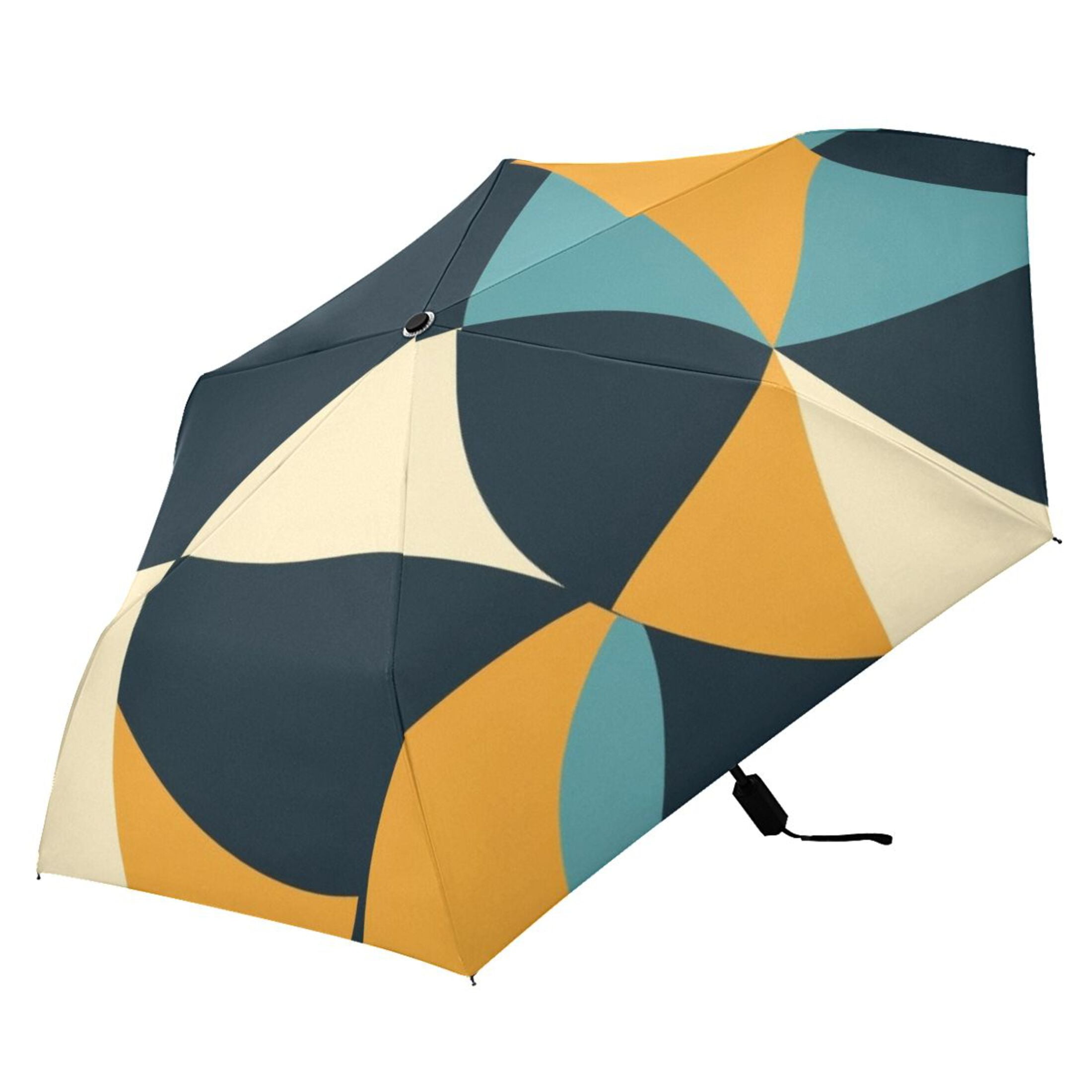 Art Lines Compact Folding Umbrella for Rain Windproof Travel Umbrella ...
