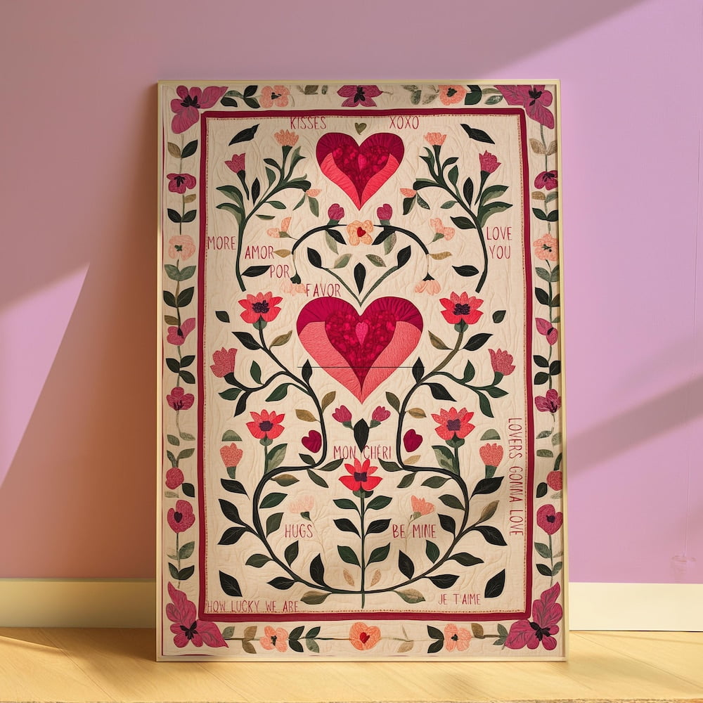 Art Love Wall Decor Valentines Print Wedding Painting Romantic Wall Art ...