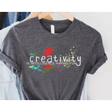 Art Lover TShirt Gift for Artists Creativity is Intelligence Having Fun ...