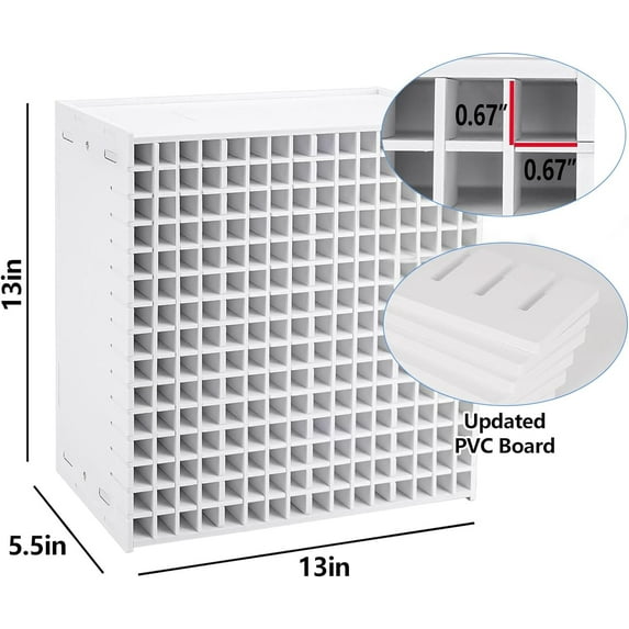 Art Marker Organizer, 240-Slot Storage Rack, Adjustable Pencil and ...