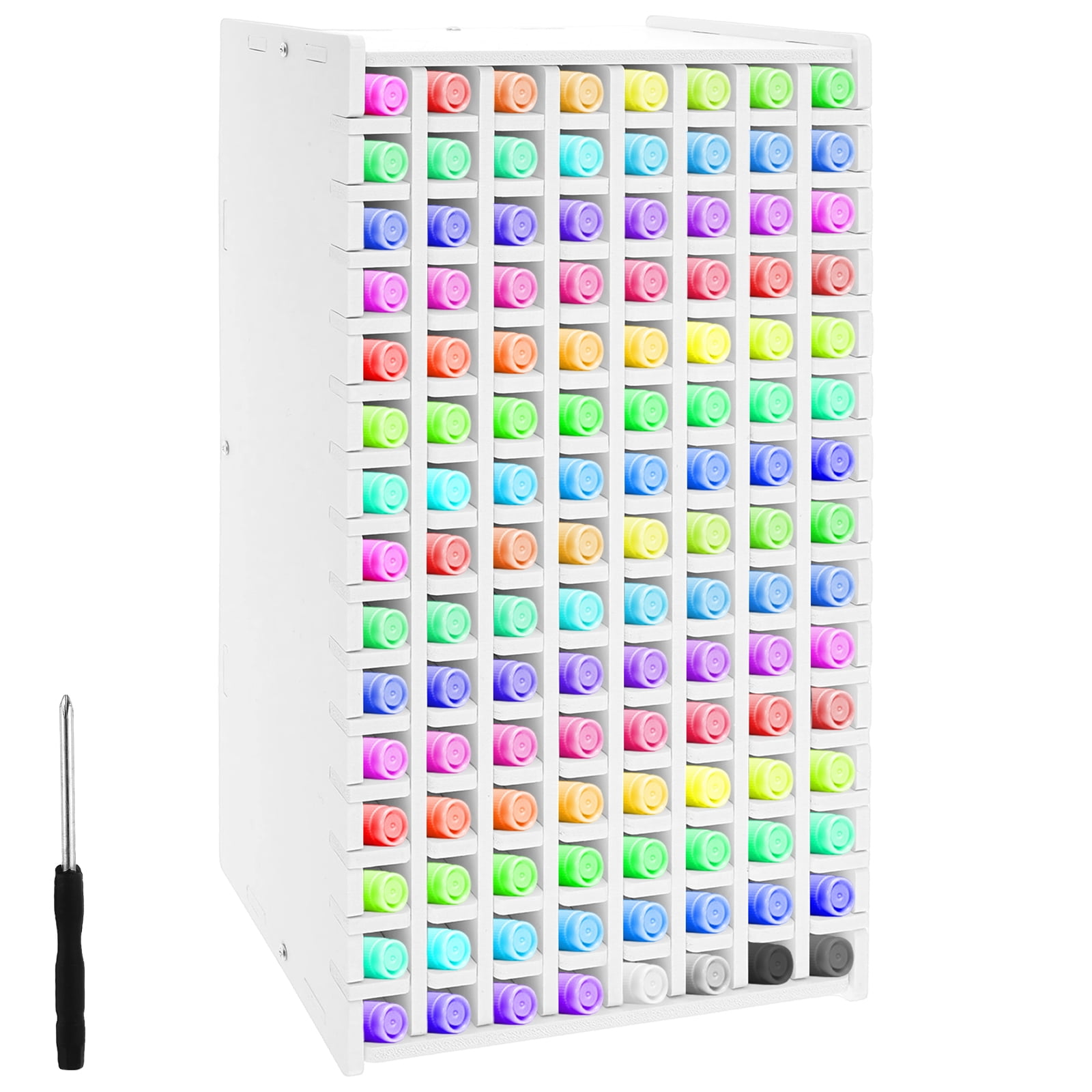 Art Marker Storage Rack for 120 Markers, Watercolour Brushes Pens Color ...