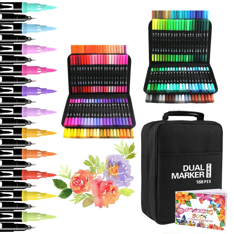 fine tip pens for coloring book pages