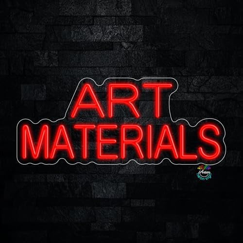 Art Materials LED Neon Sign 24"L x 10"H #32026 - Walmart.com