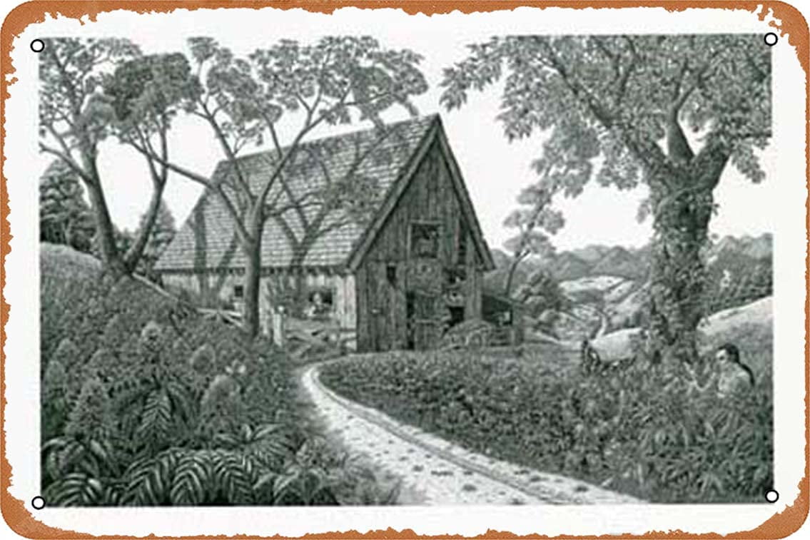 Art Metal Posters Field of Dreams Tom Masse Art Aluminium Metal Signs ...