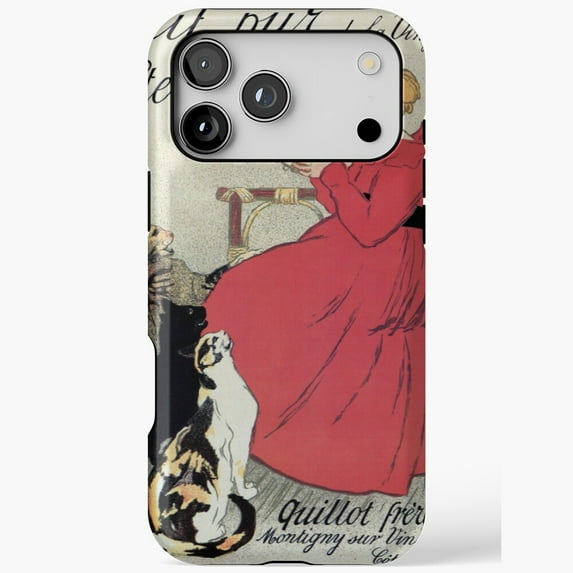 Art Nouveau Ad Protective Case for iPhone 11 12 13 14 15 16 17 Pro Max ...