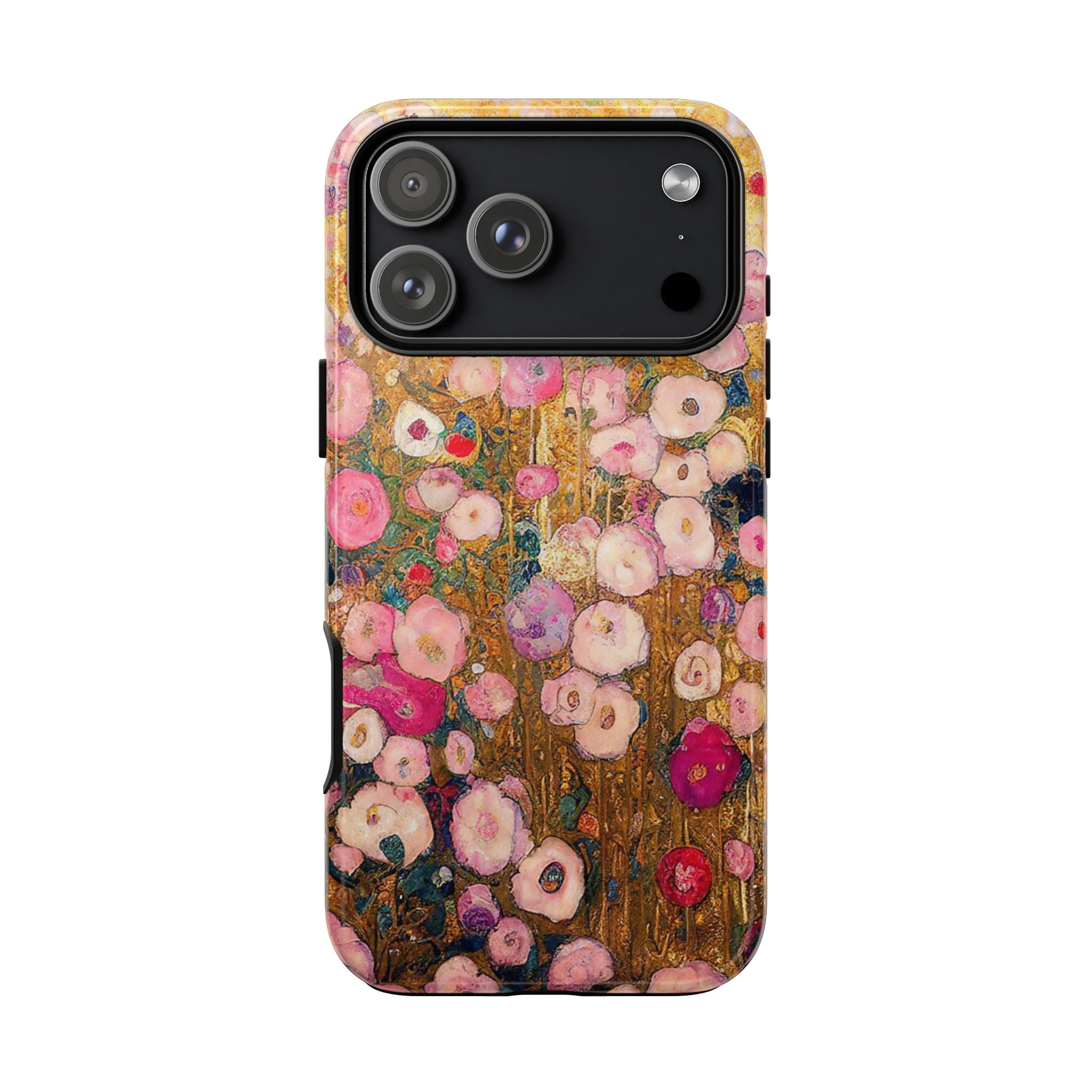 Art Nouveau Floral Tough Phone Case for iPhone 7–17 Pro Max, Glossy ...