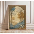 Art Nouveau Landscape Vintage Cottagecore Wall Decor Nature Art ...