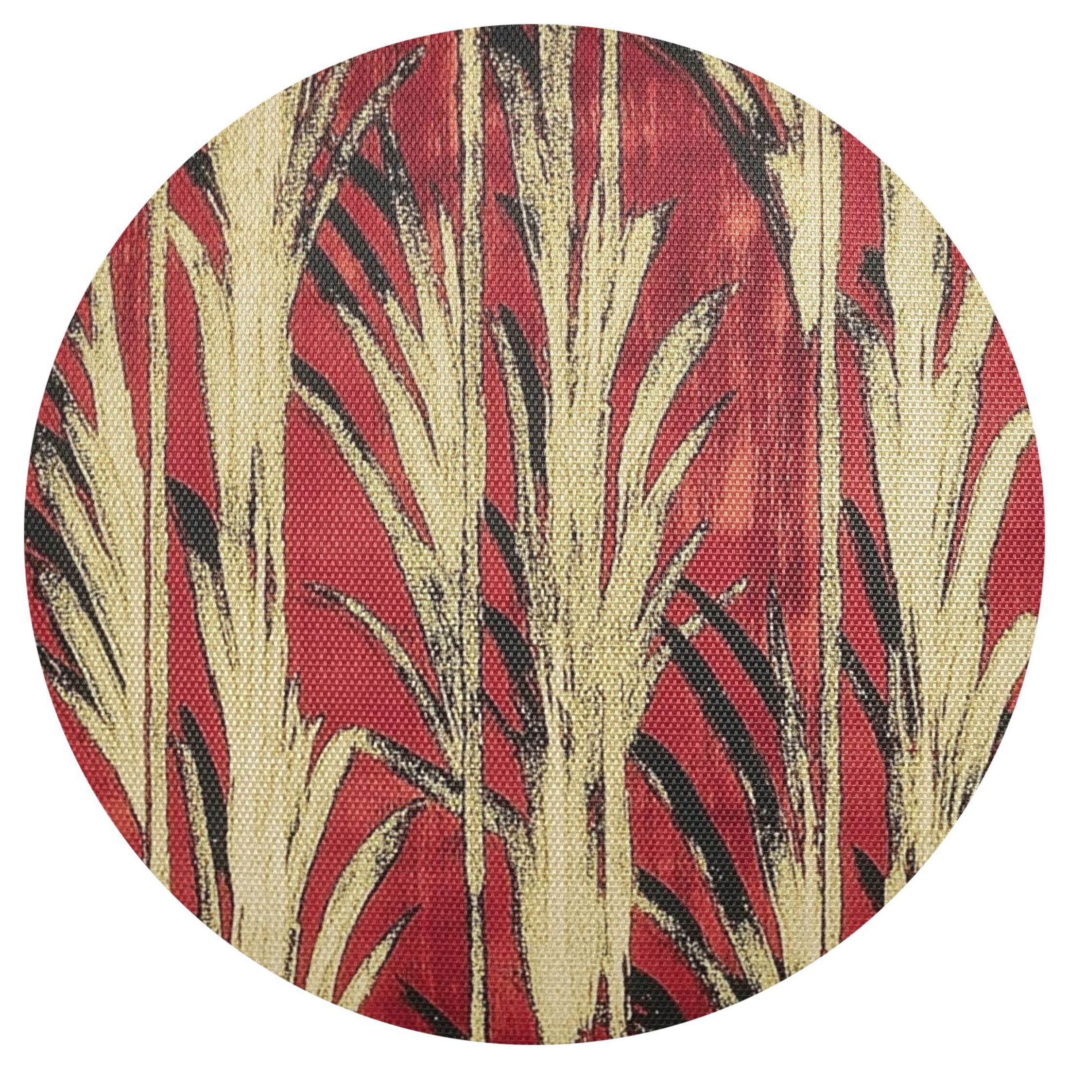 Art Oil Painting 4-Piece 15.4in Heat-Proof PVC Plate Mats, Easy Cut and ...