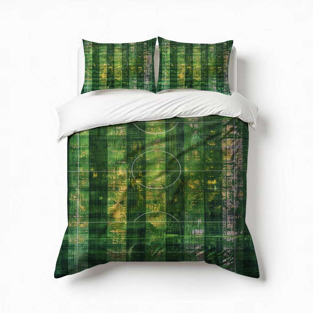 Art On The Pitch Bedding Set 3 Pcs Soft Microfiber Quilt Cover For ...