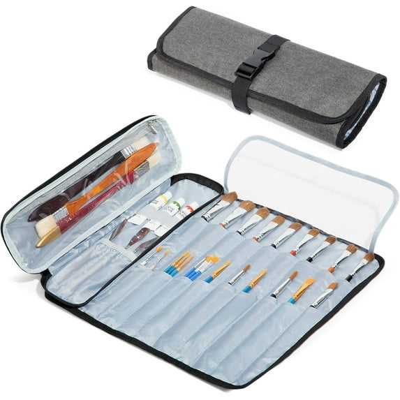 Art Paint Brush Holder & Storage Organizer, 21 Slots Storage for ...