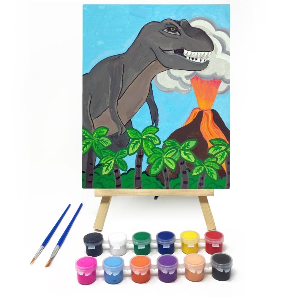 Vertall Dinosaur Drawing Art & Craft Kit - 15 Piece - Walmart.com