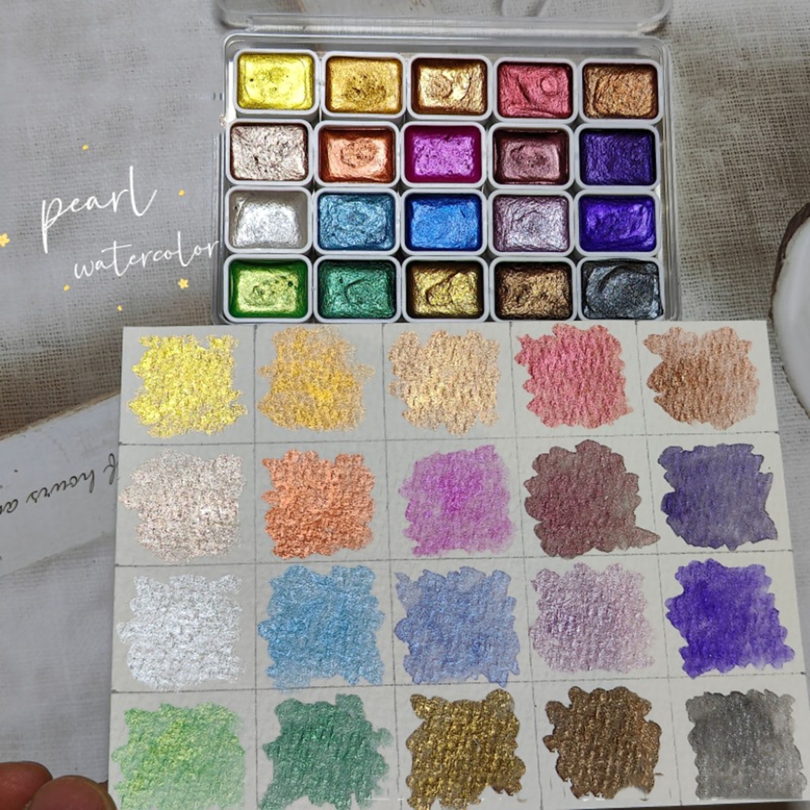 Art Painting Kits Shifting Watercolor Paint Set with 20 Colors, Color ...
