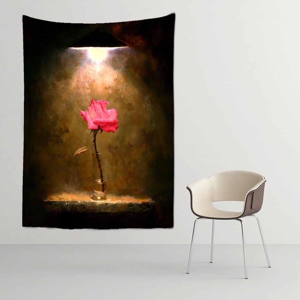 Art Painting Tapestry Flower Static Oil Room Background Wall Bohemia ...