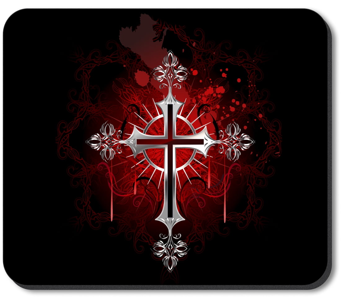 Art Plates Mouse Pad - Fancy Cross - Walmart.com
