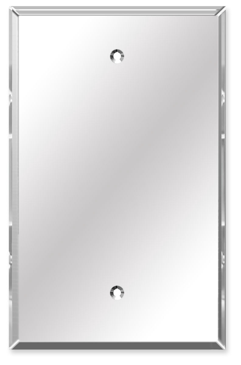 Art Plates - OVERSIZED Mirror Blank Wall Plate - 1 Gang Oversize ...