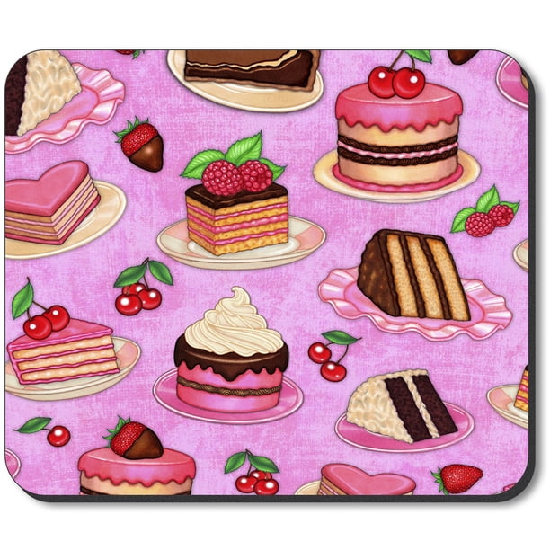 Art Plates brand Mouse Pad - Cake Deserts - Walmart Business Supplies
