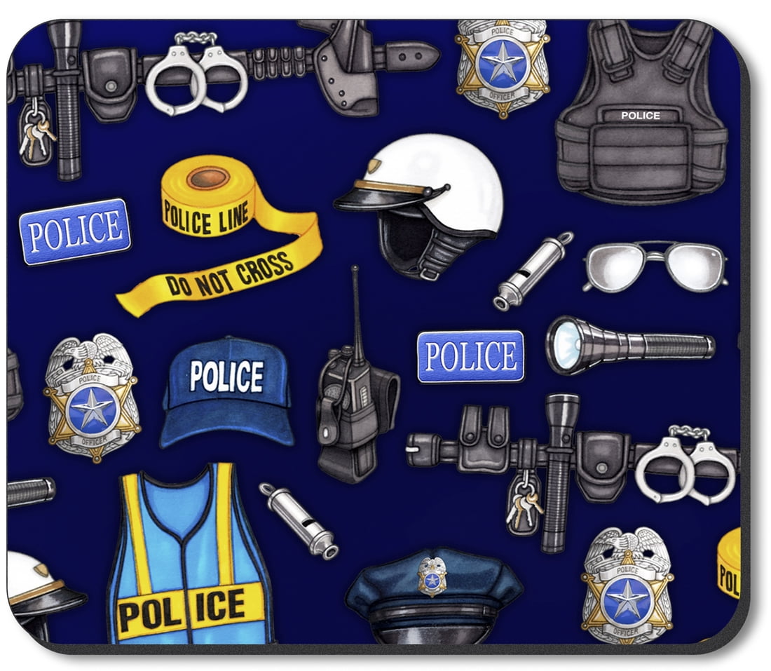 Art Plates brand Mouse Pad - Police Department - Walmart.com
