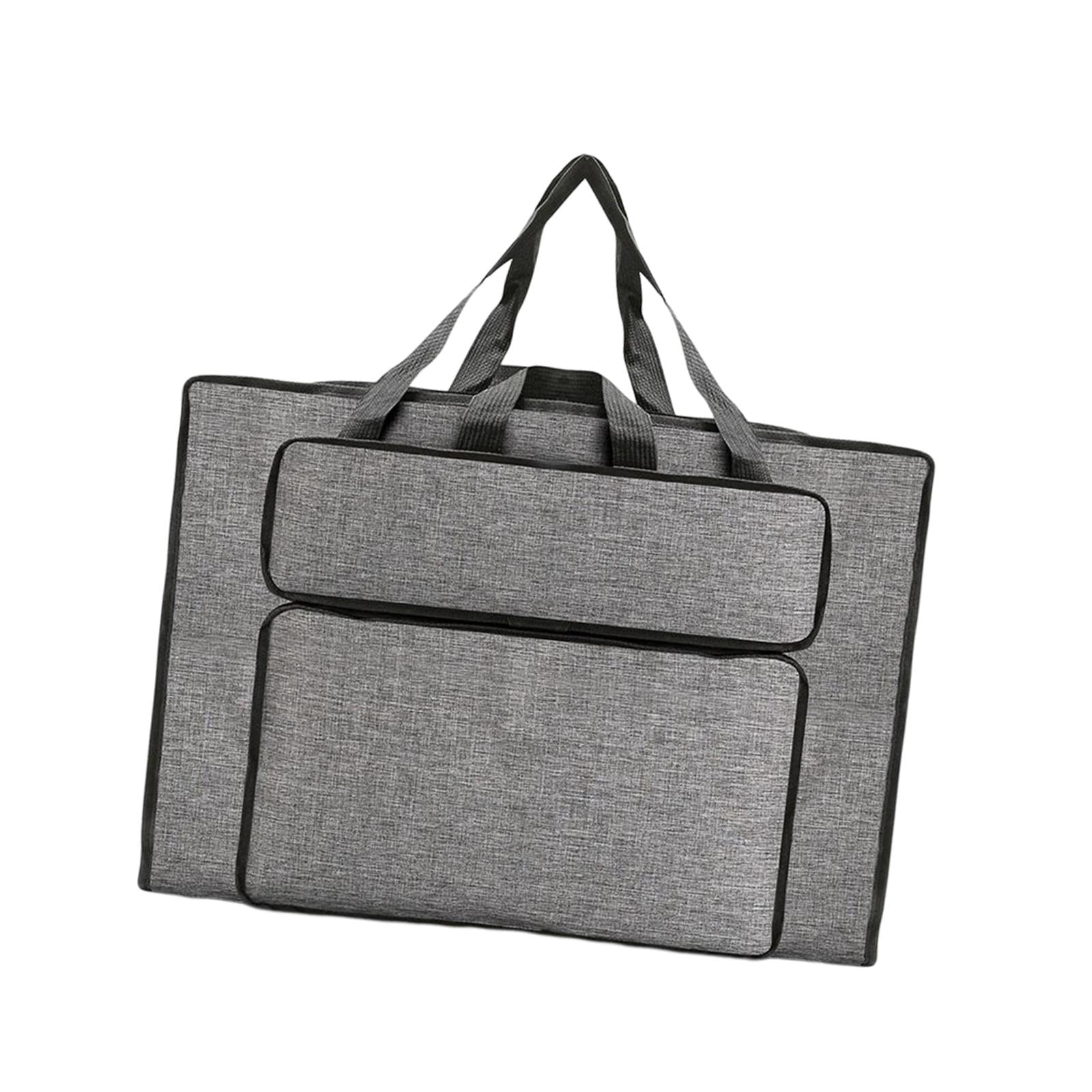 Art Portfolio Case Art Supplies Multifunction with Outer Pockets ...
