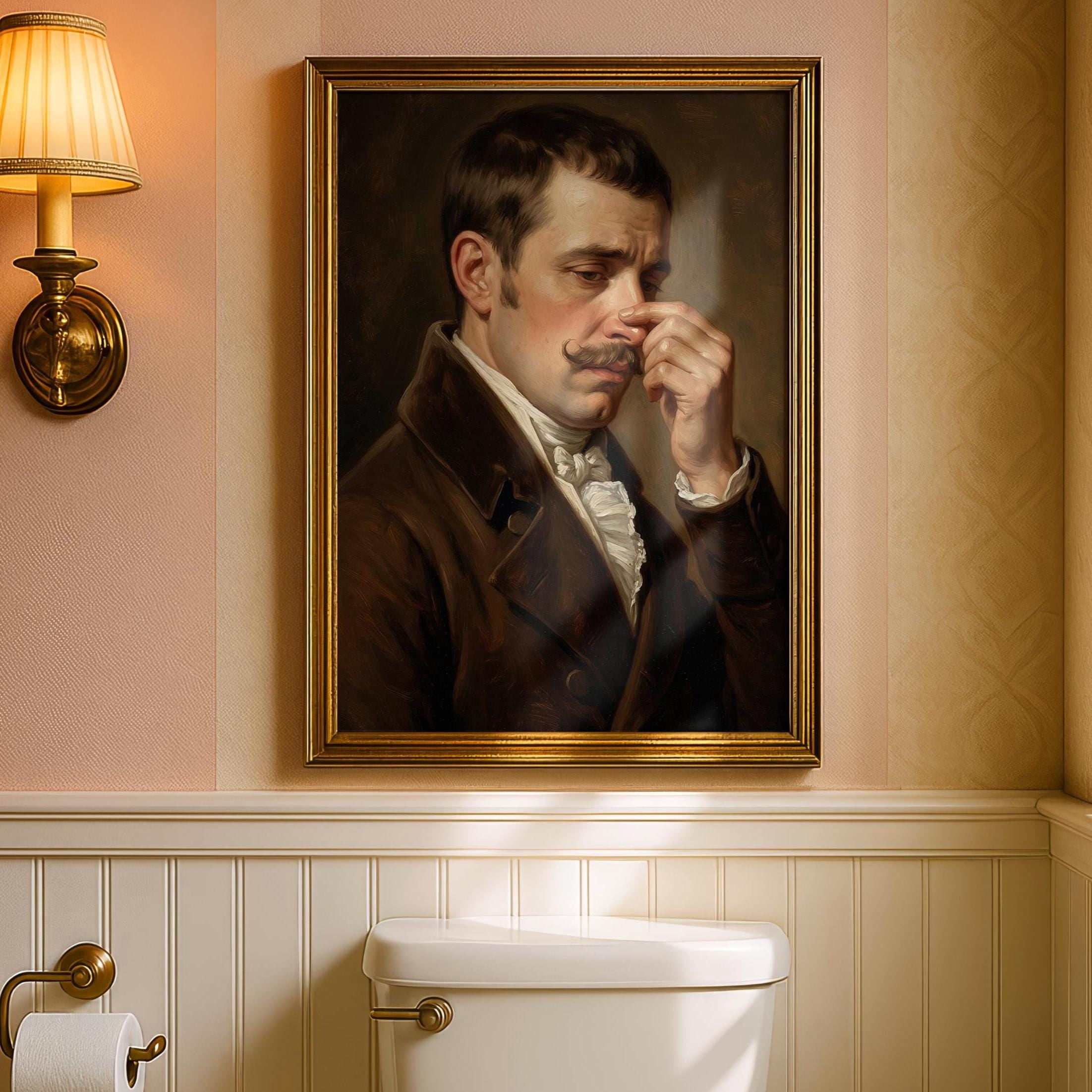 Art Poster Funny Home Decor Prints For Bathroom Toilet Wall Art Funny ...