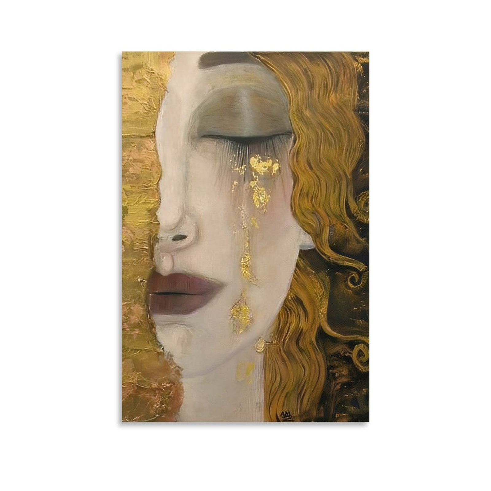 Art Poster Gustav Klimt Golden Tears Poster Picture Print Canvas Poster ...