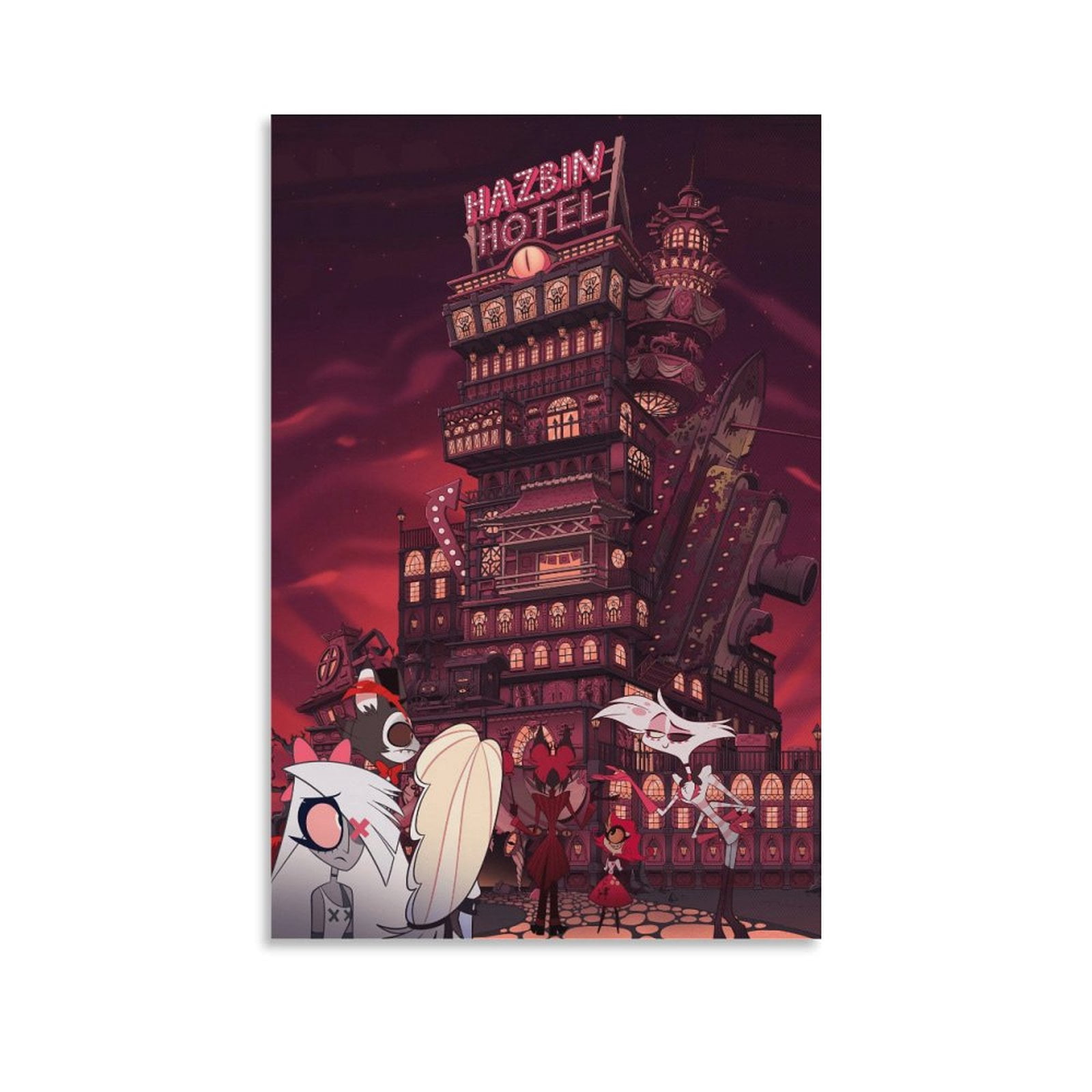 Art Poster Hazbin Hotel Canvas Poster Wall Art Picture Prints Hanging ...