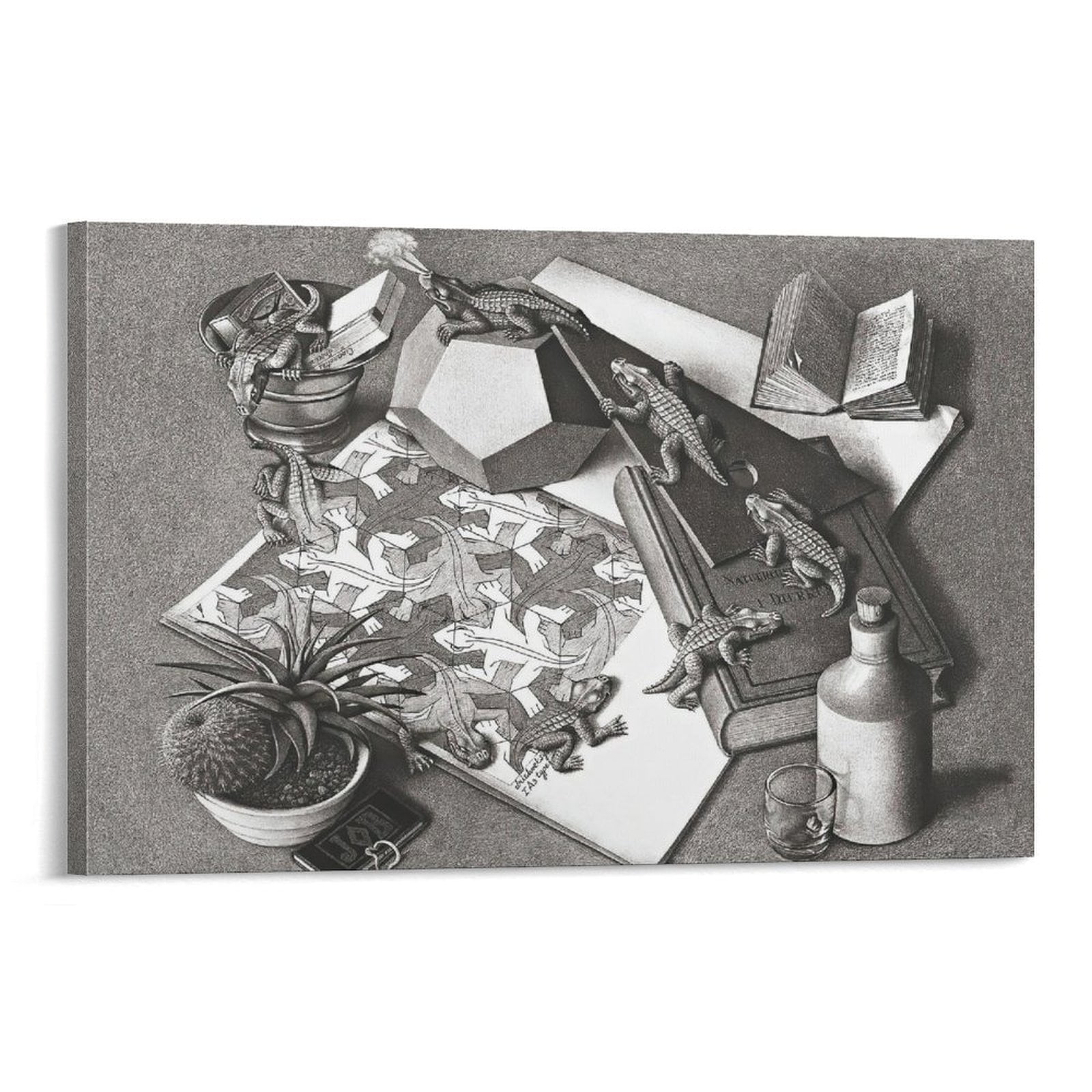 Art Poster MC Escher,Relativity Lattice Aesthetic Room Poster(10 ...