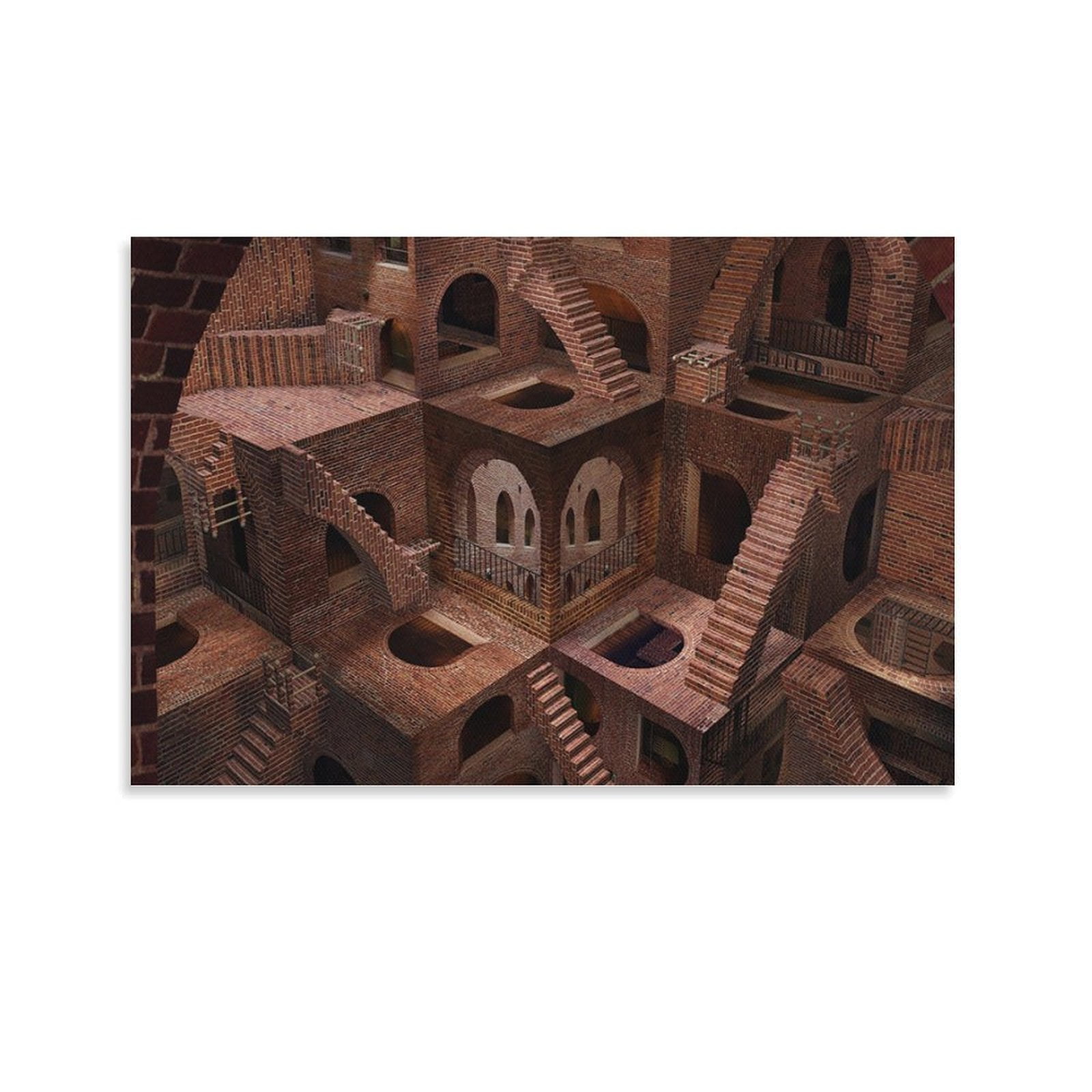 Art Poster MC Escher,Relativity Lattice Aesthetic Room Poster(13 ...