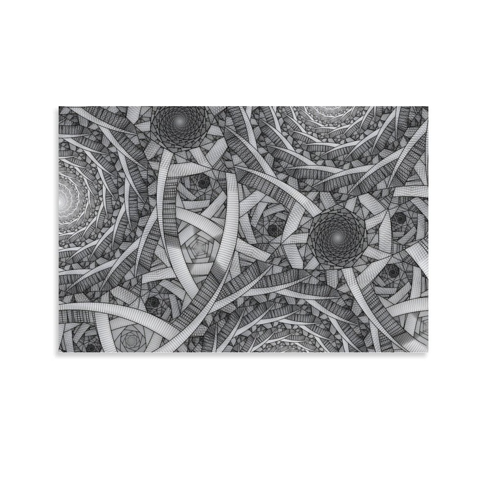 Art Poster MC Escher,Relativity Lattice Aesthetic Room Poster(5 ...