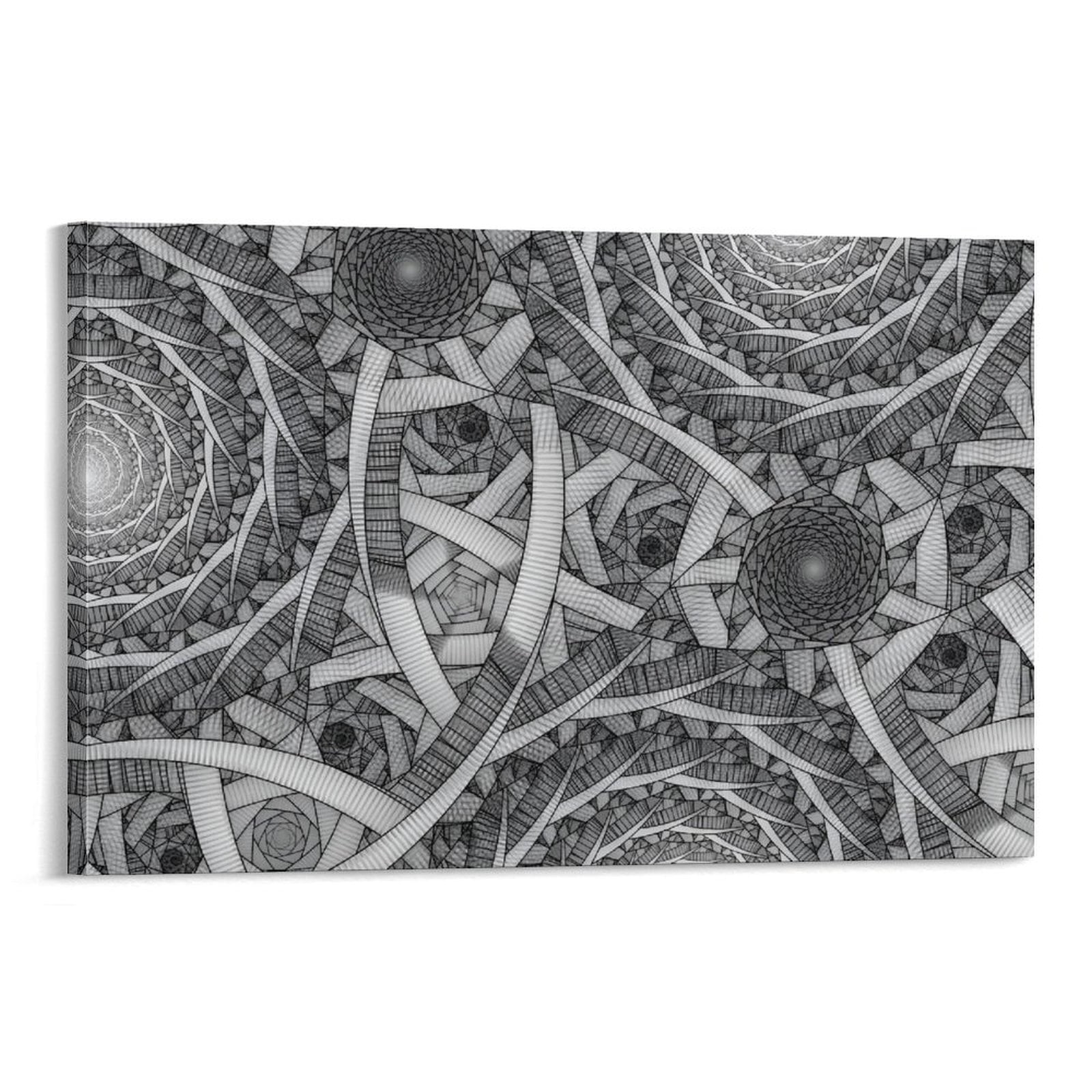 Art Poster MC Escher,Relativity Lattice Aesthetic Room Poster(5) Wall ...