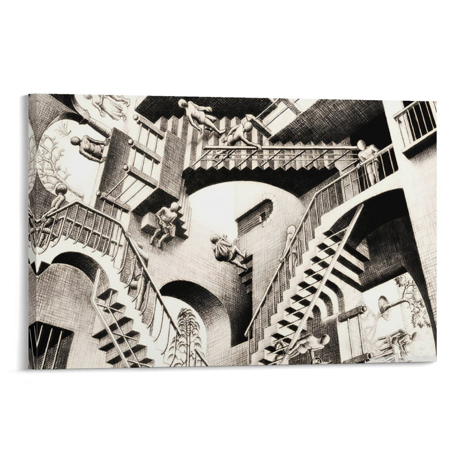 Art Poster MC Escher,Relativity Lattice Aesthetic Room Poster(7) Room ...