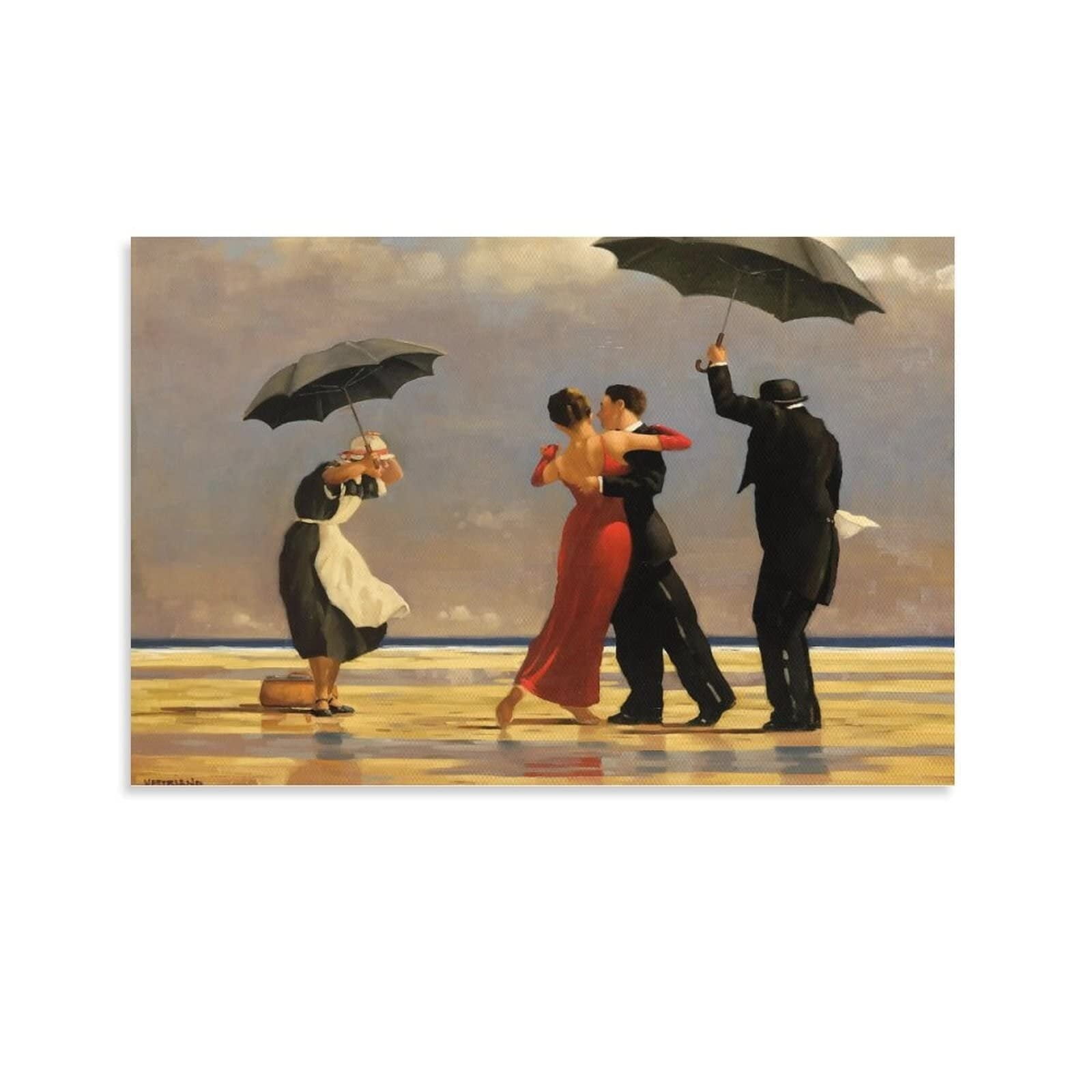 Art Poster The Singing Butler Jack Vettriano Artwork Canvas Print Home ...