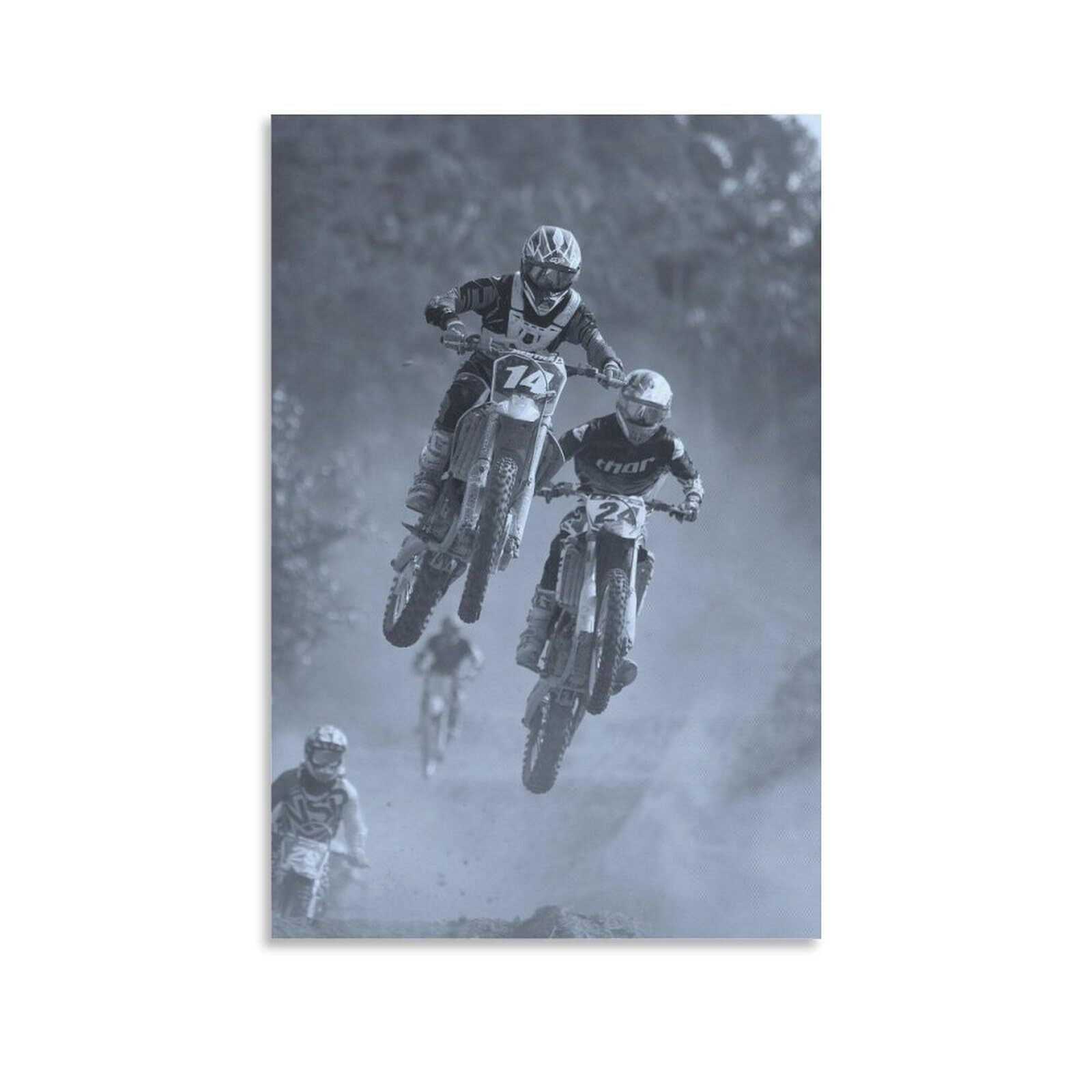 Art Posters Motocross Race Posters Canvas Art Poster And Wall Art ...