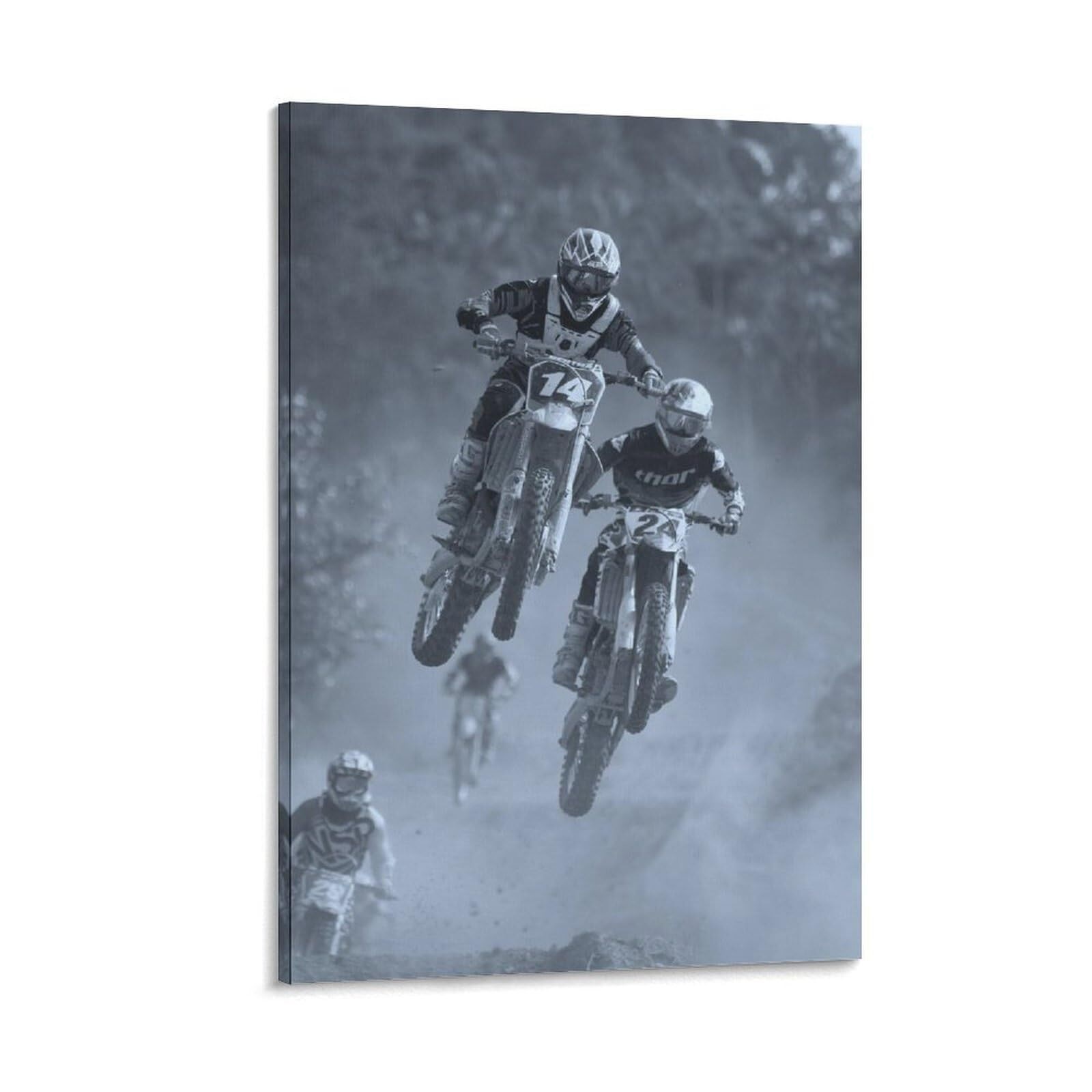 Art Posters Motocross Race Posters Canvas Art Poster And Wall Art ...