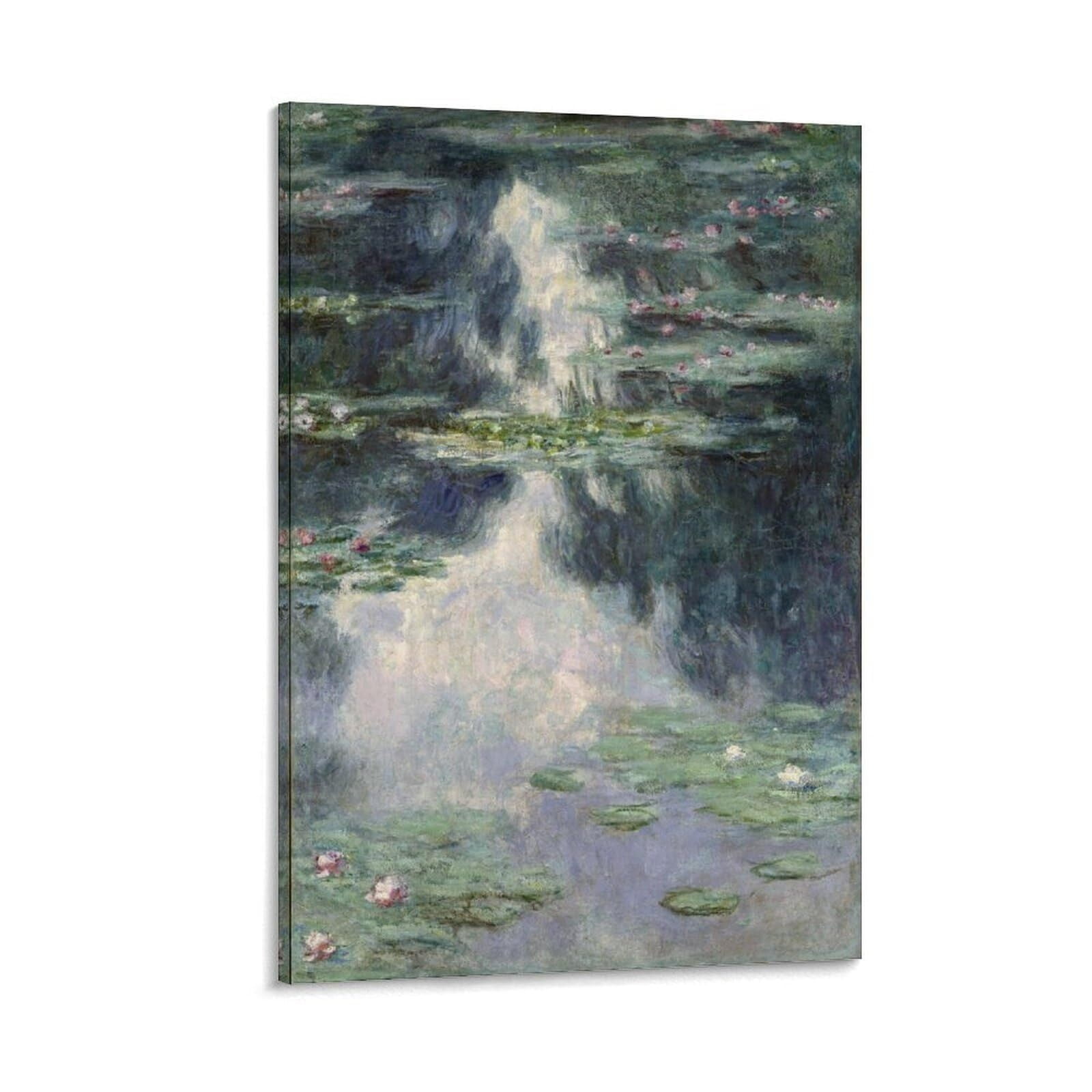 Art Posters Pond with Water Lilies Painting Posters Canvas Art Poster ...