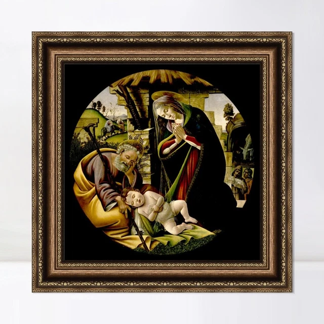 Art Print The Adoration Of The Christ Child By Sandro Botticelli Art ...