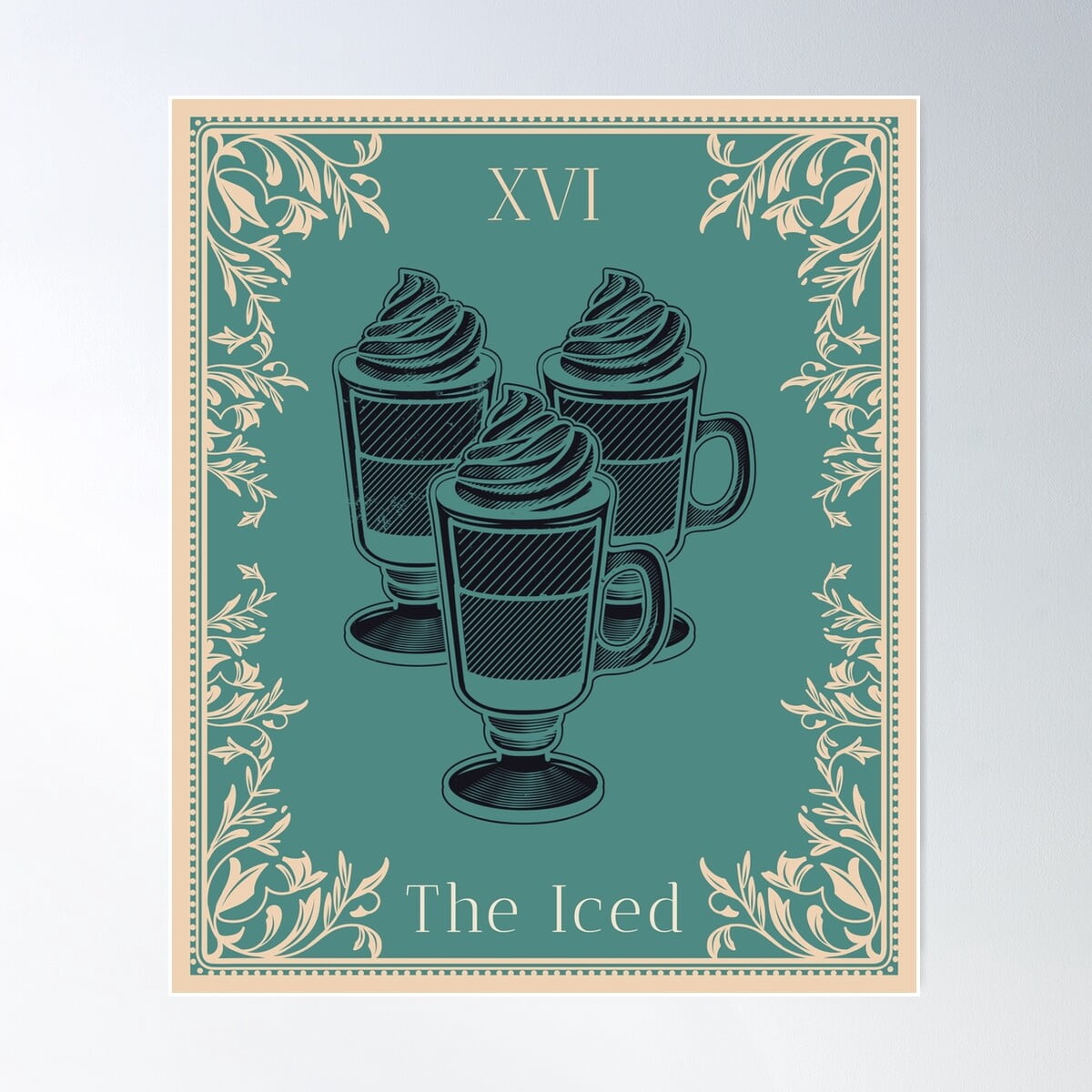 Art Print - The Iced Poster Wall Art Modern Wall Decor For Living Room ...