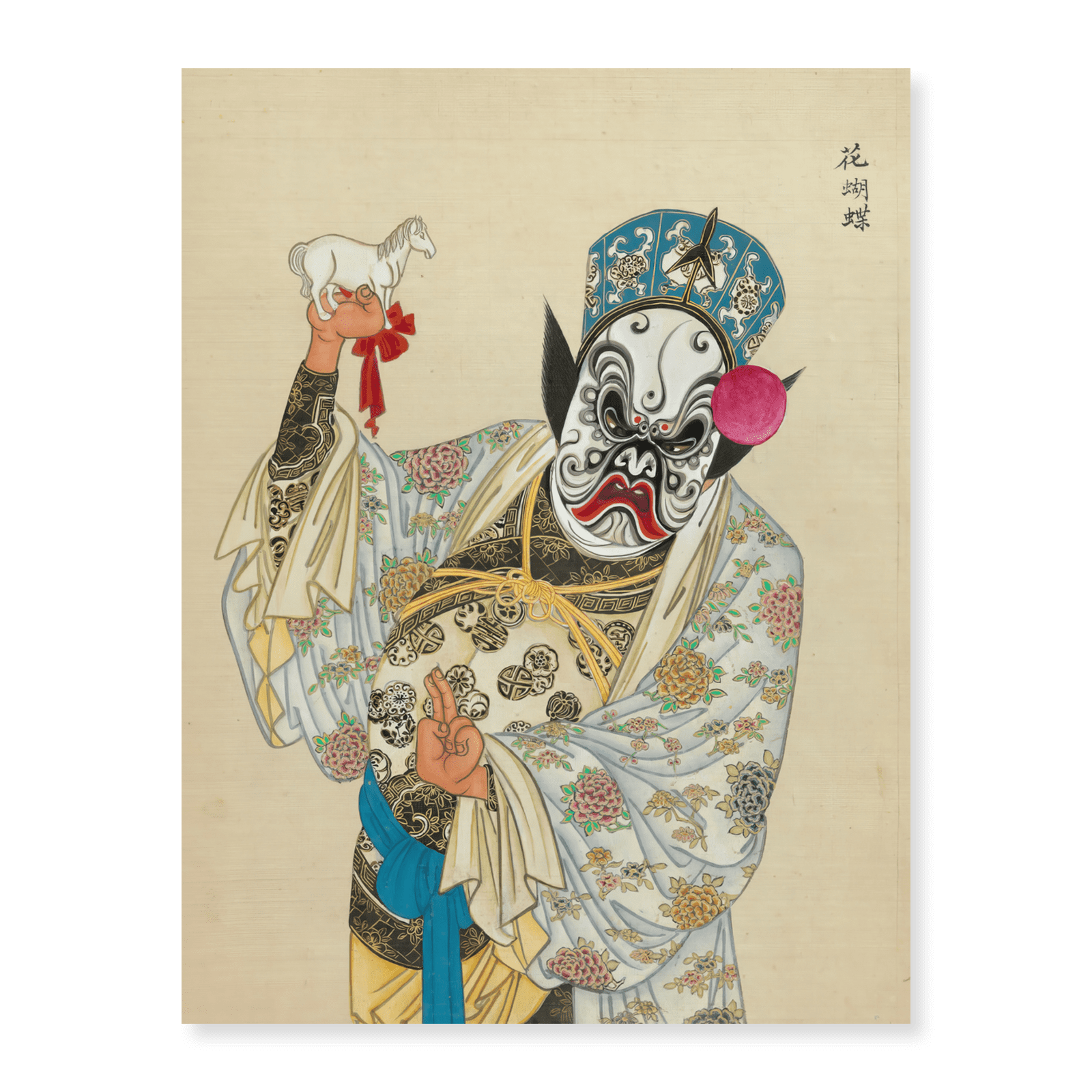 Art Print (Unframed), 100 Portraits of Peking Opera Characters 12 by ...