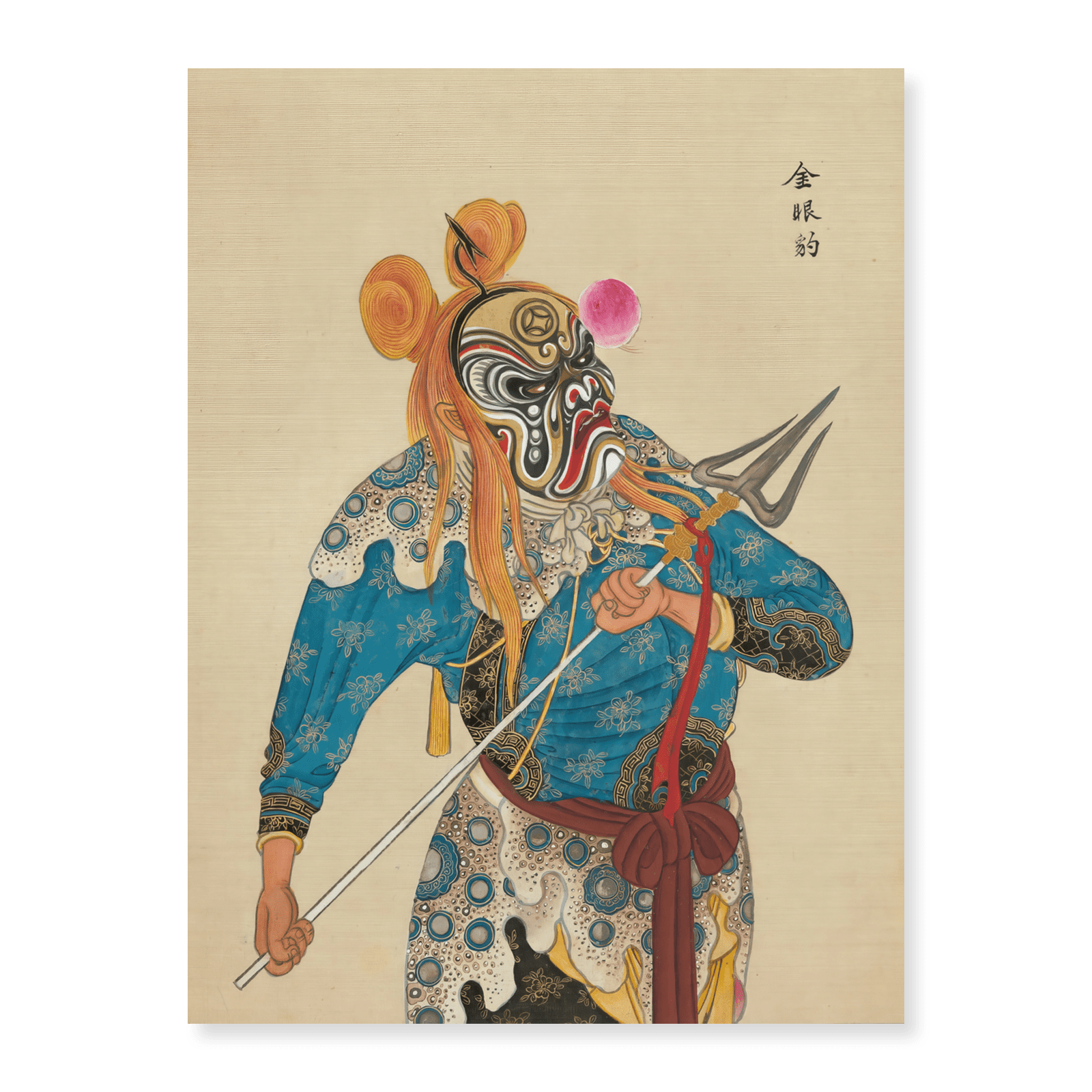 Art Print (Unframed), 100 Portraits of Peking Opera Characters 16 by ...