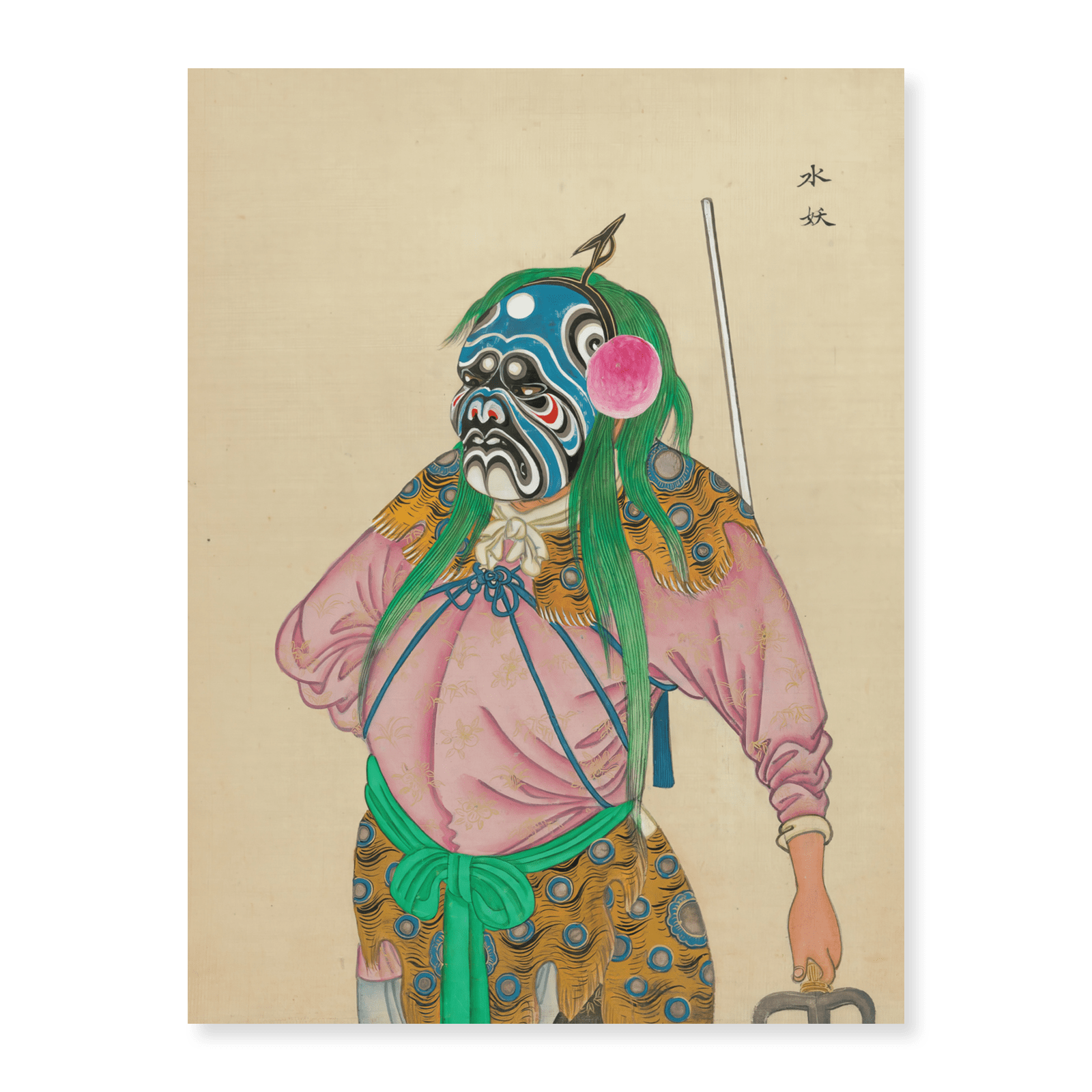 Art Print (Unframed), 100 Portraits of Peking Opera Characters 67 by ...