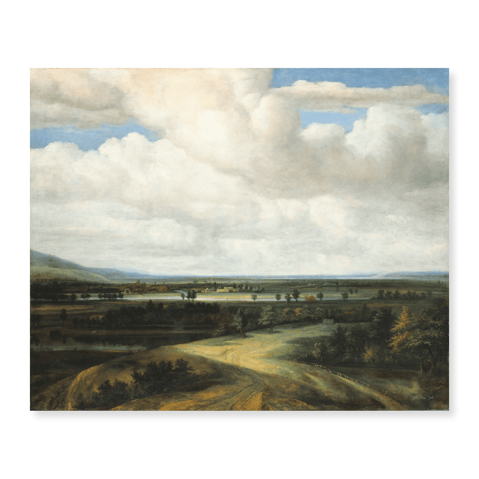 Art Print (Unframed), Country Estate from Afar by Stellar Design Studio ...