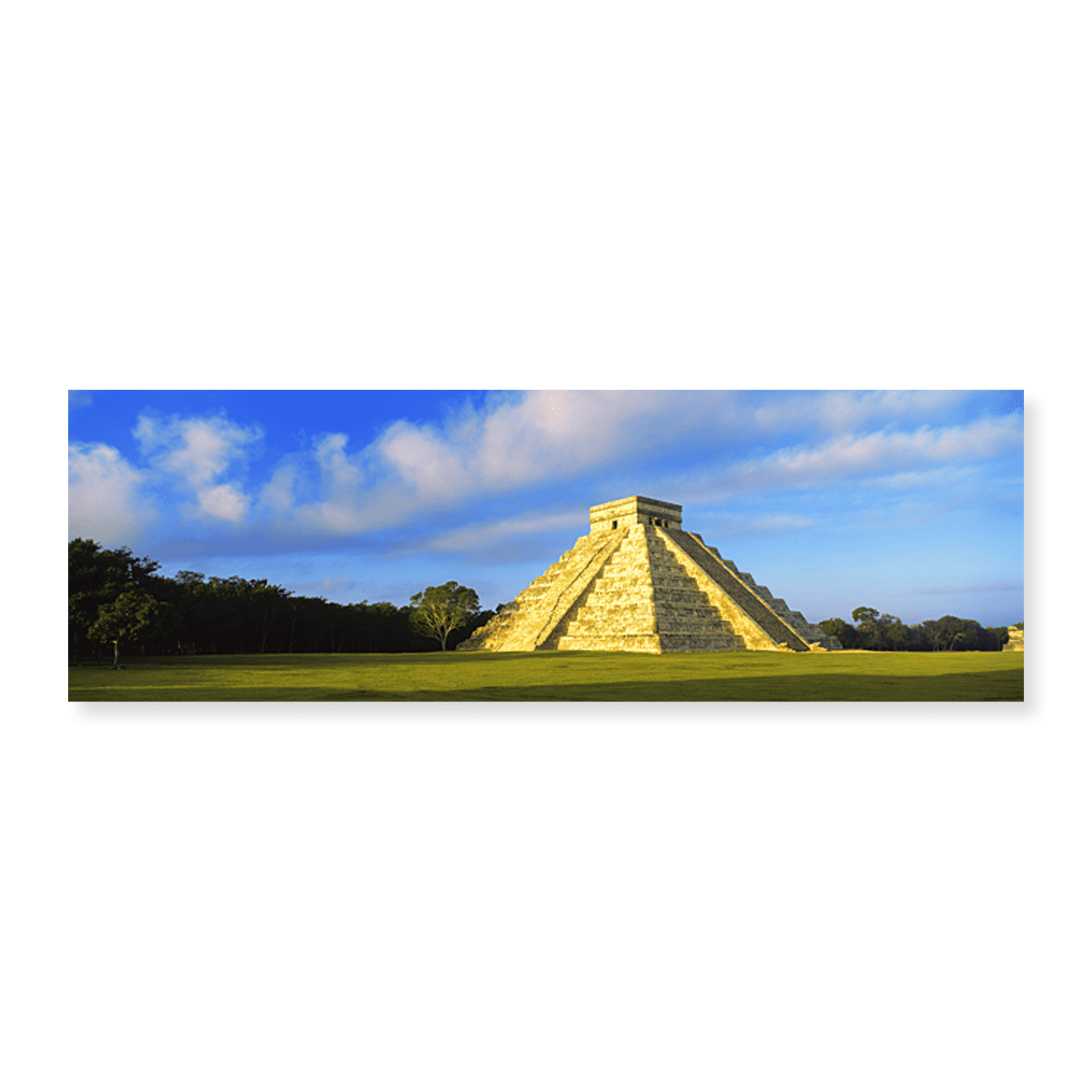 Art Print (Unframed), Pyramid in a field by Panoramic Images, 36" x 12 ...