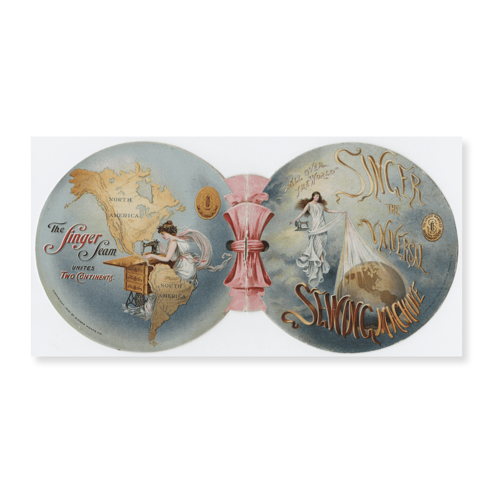 Art Print (Unframed), Singer ad 1 by Worlds Fair Posters, 10" x 16 ...