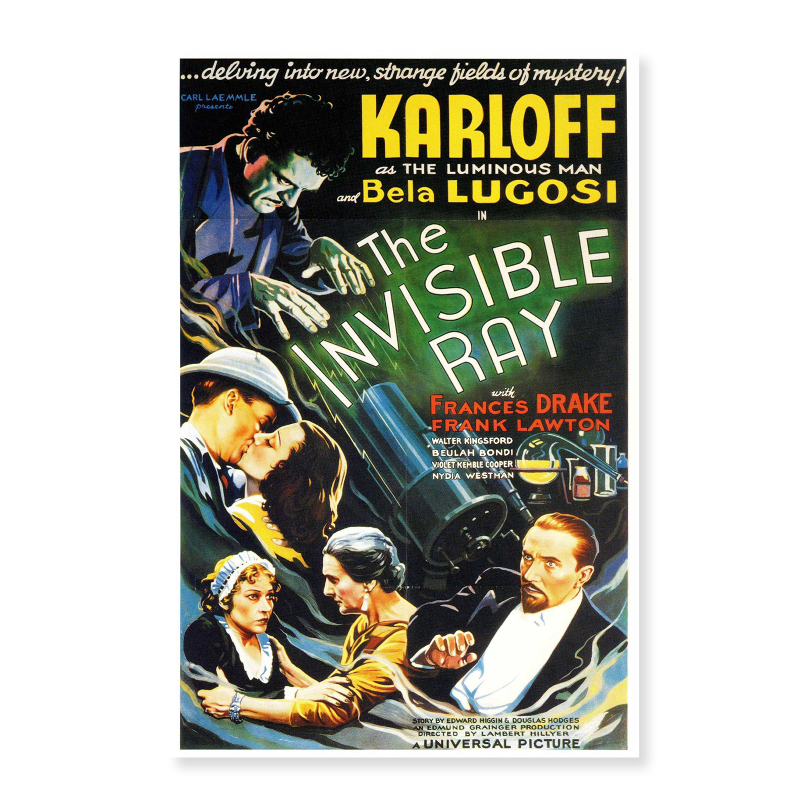 Art Print (Unframed), The invisible Ray, 1936 by Vintage Hollywood ...