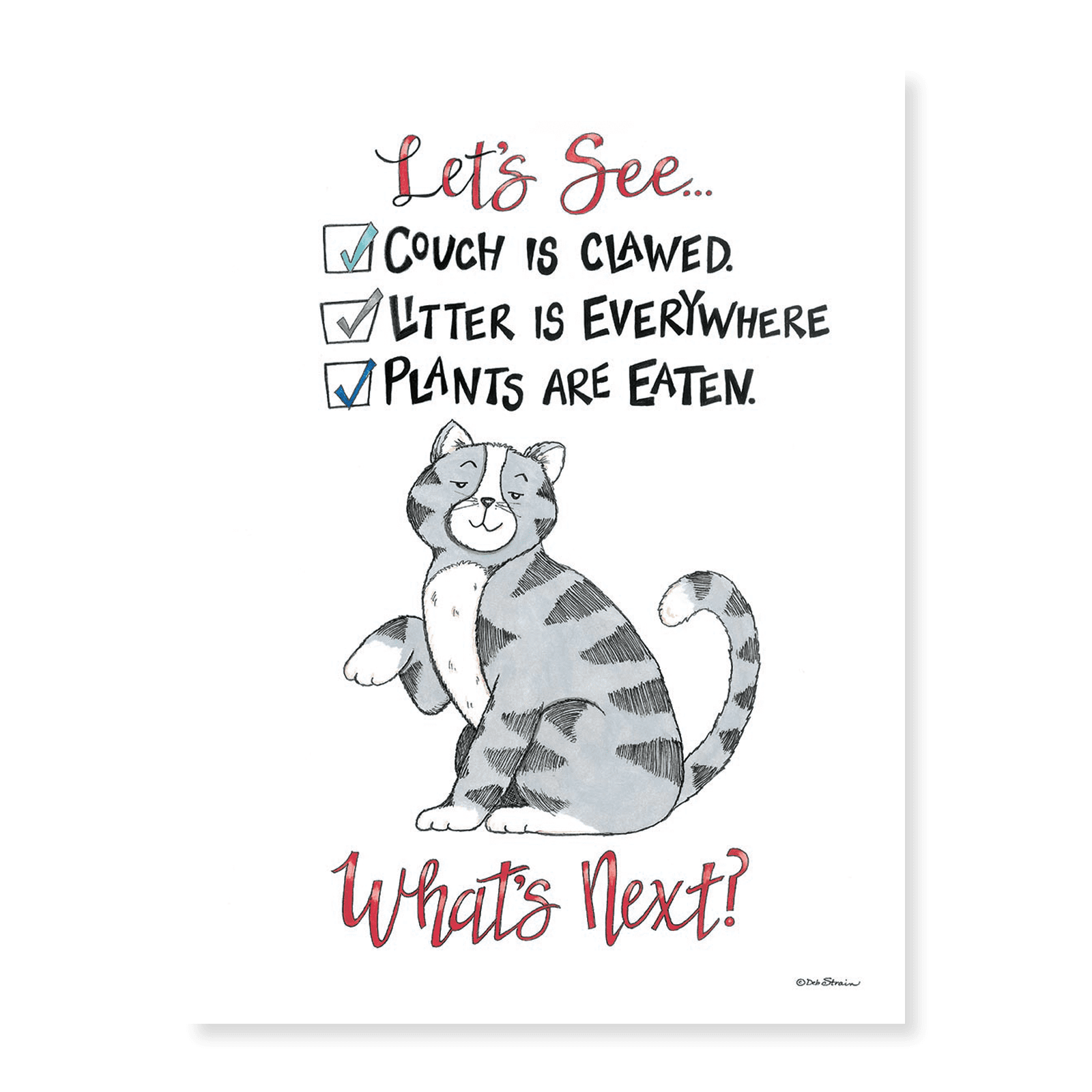 Art Print (Unframed), What's Next? by Deb Strain, 18" x 24" - Walmart.com
