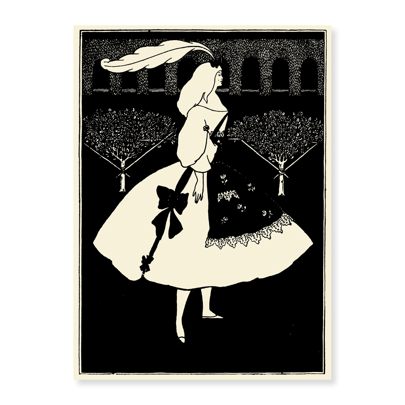 Art Print (Unframed), Yellow Book 1894 Vol.2 - Slippers of Cinderella ...