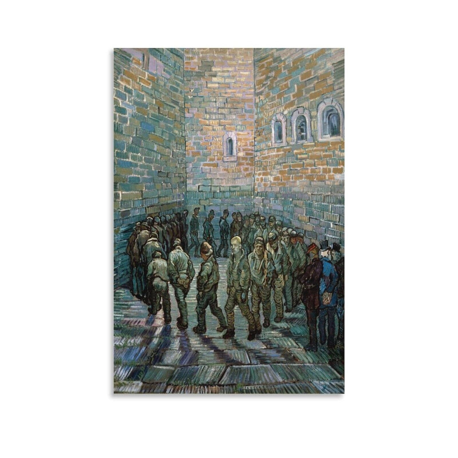 Art Print Vincent Van Gogh Prison Courtyard Poster Poster Decorative ...