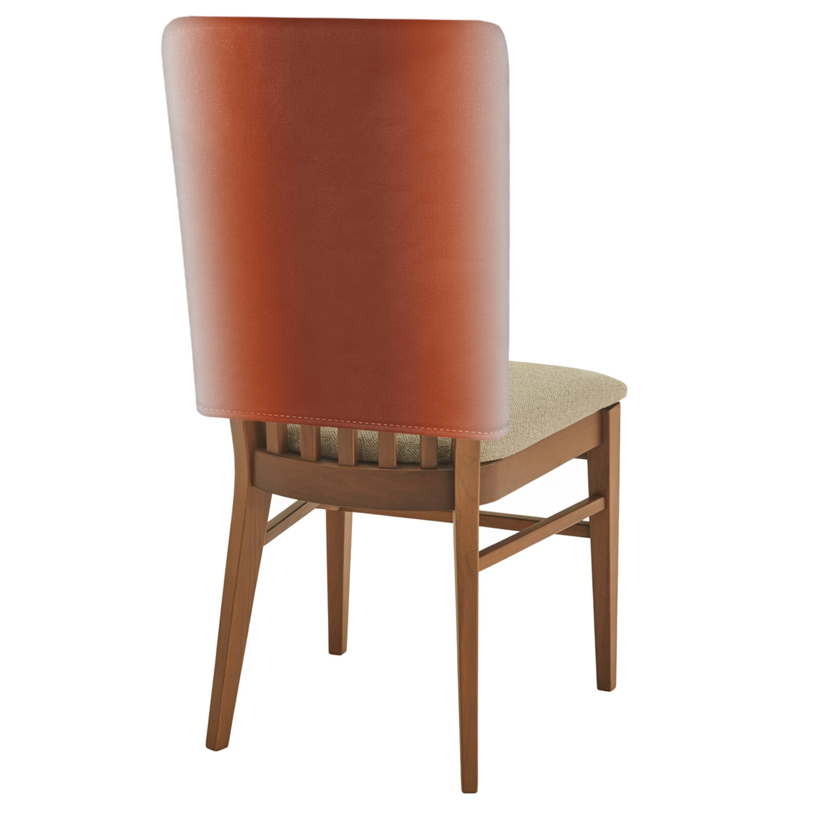 Art Red Chair Back Covers Set of 2 Vintage Red Brown Ombre Farmhouse ...