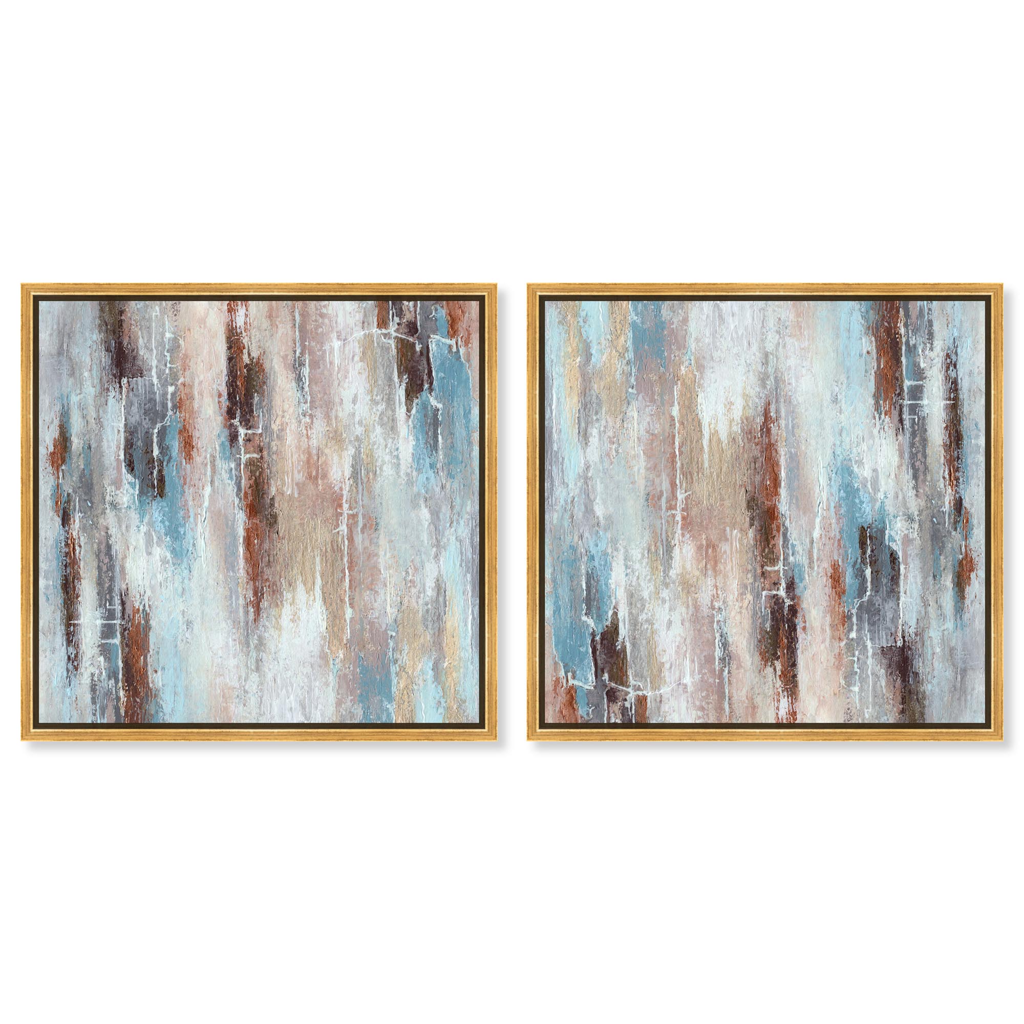 Art Remedy Bright Modern Canvas, 40" x 40", Gold Frame, Eternal ...